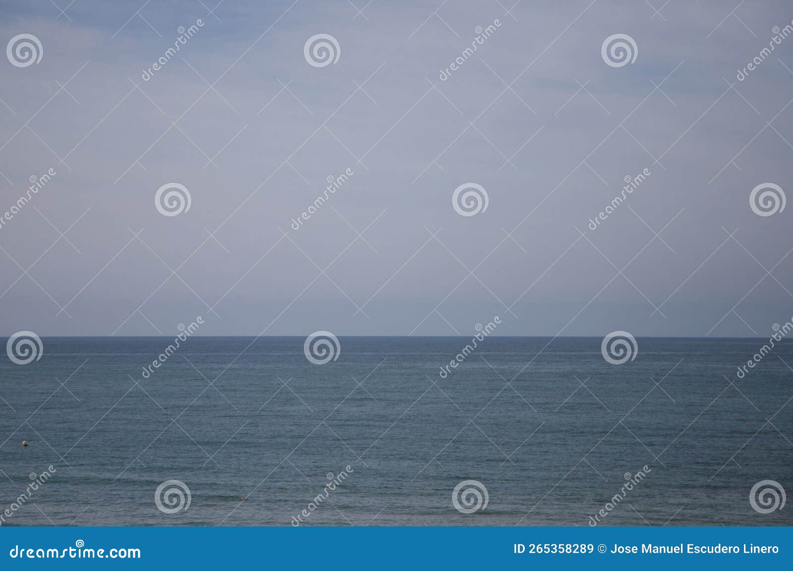 Horizon of the Ocean in the Infinity of the World Stock Image - Image ...