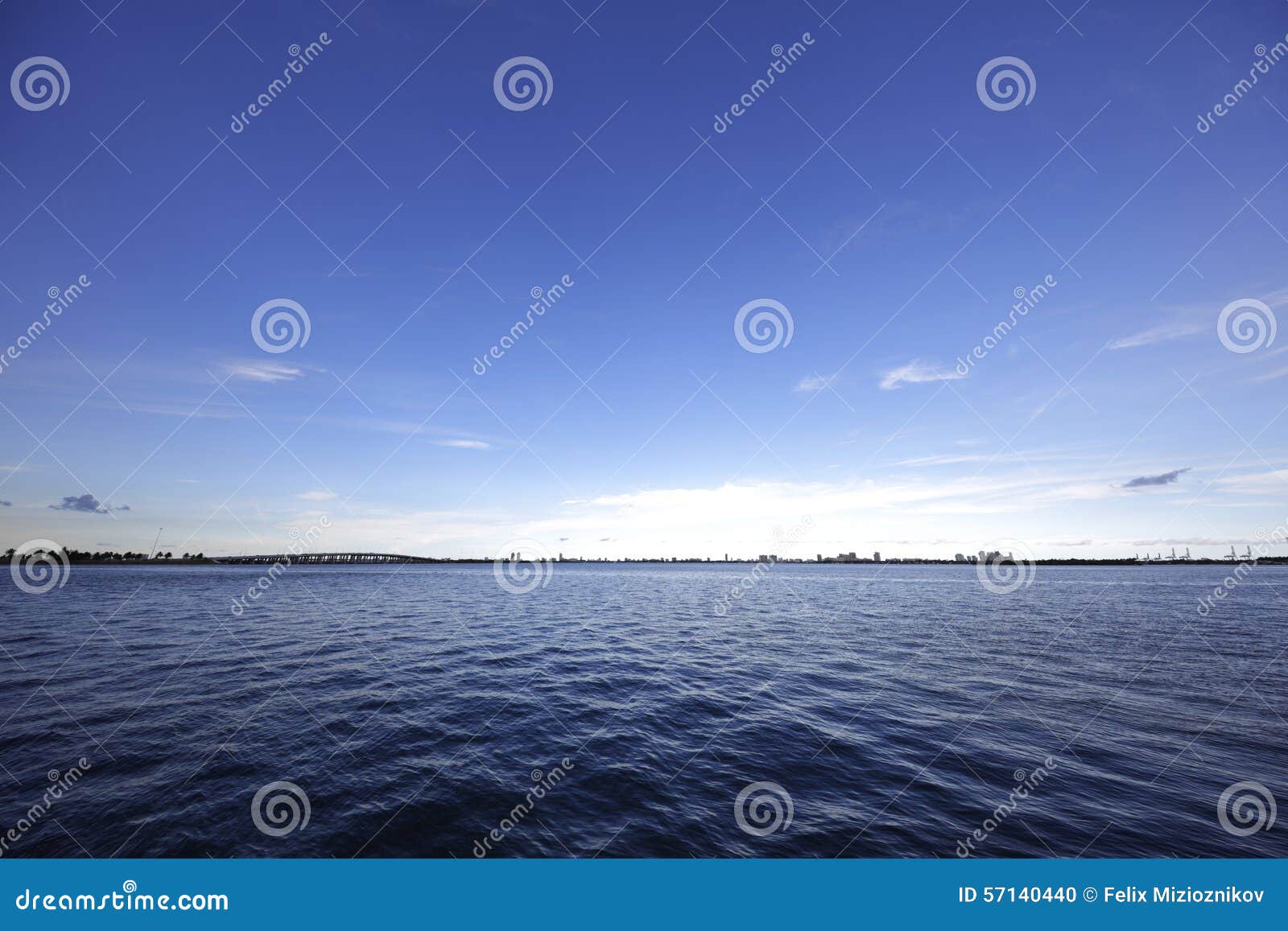 Horizon over water stock photo. Image of early, light - 57140440