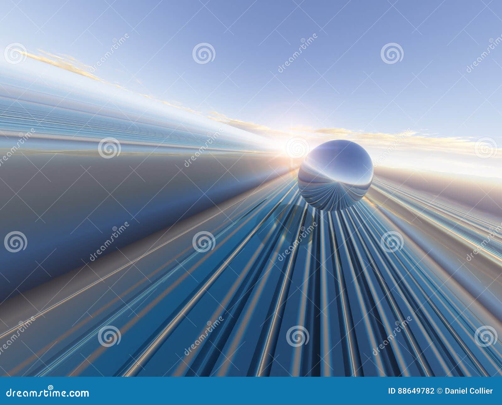 Horizon Perspective Gridline Royalty-Free Stock Image | CartoonDealer ...