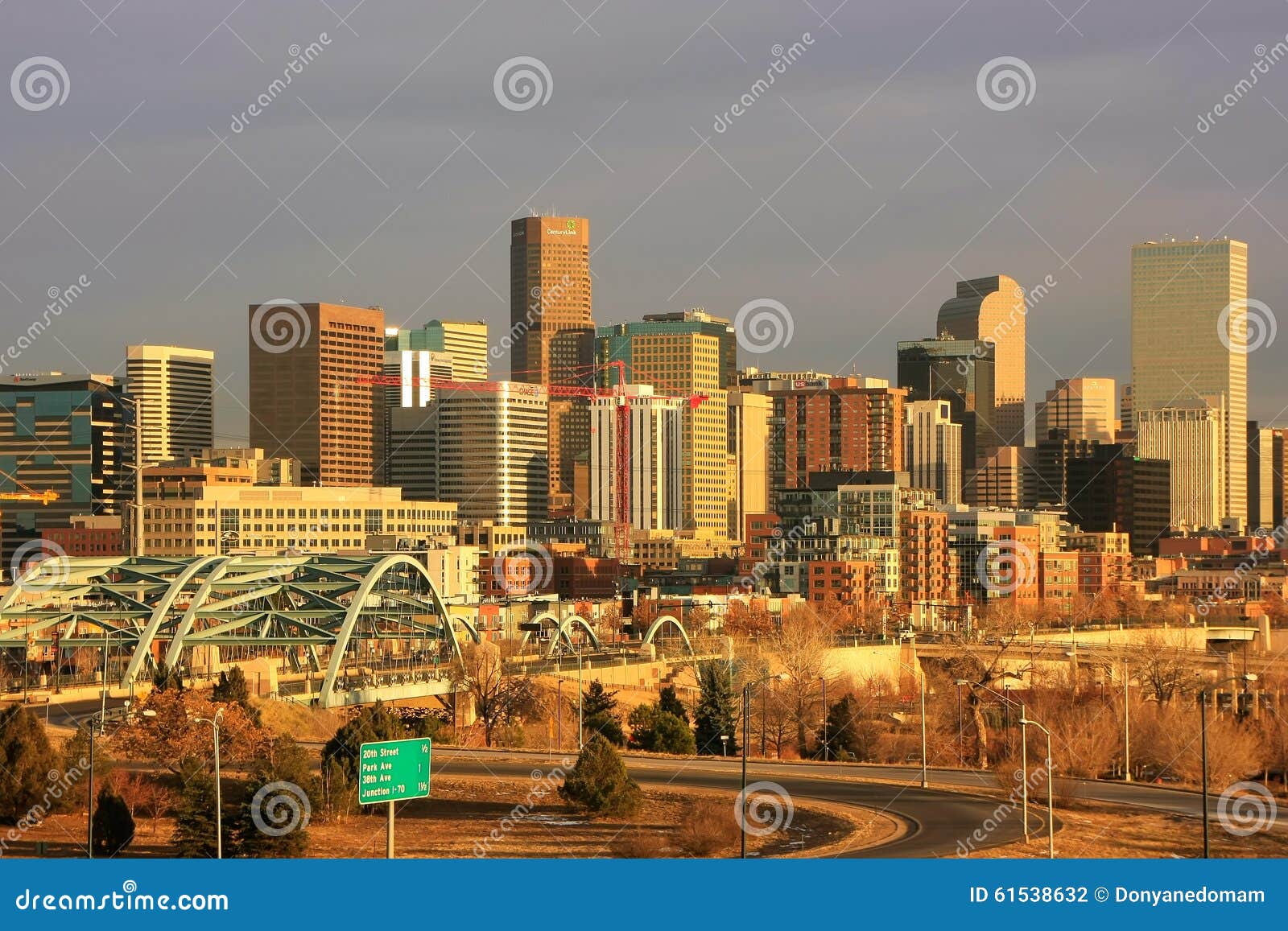 Horizon Van Denver in Colorado, De V.S. Redactionele Fotografie - Image ...