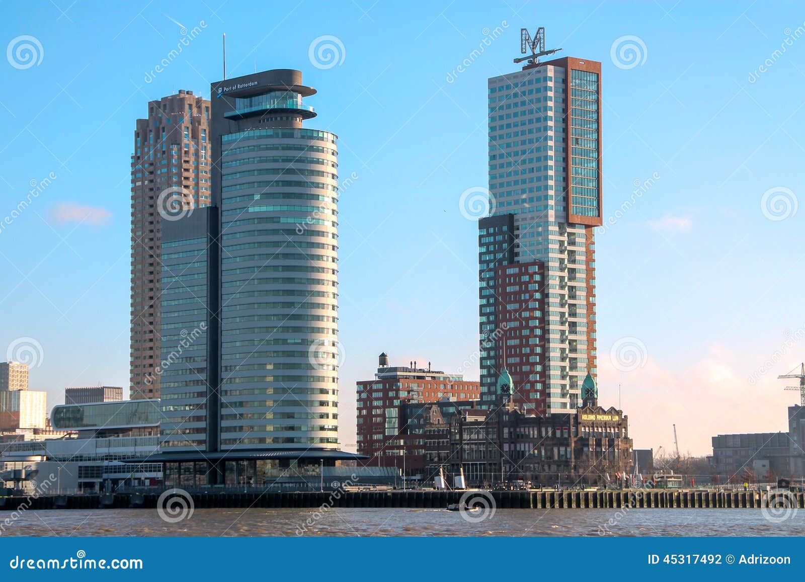 Horizon Van Rotterdam, Nederland Redactionele Fotografie - Image of ...