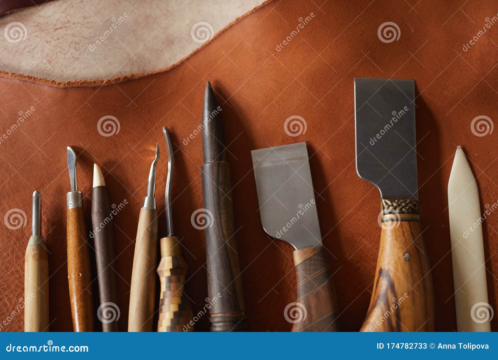 Tools for Handmade Work stock image. Image of closeup - 174782733