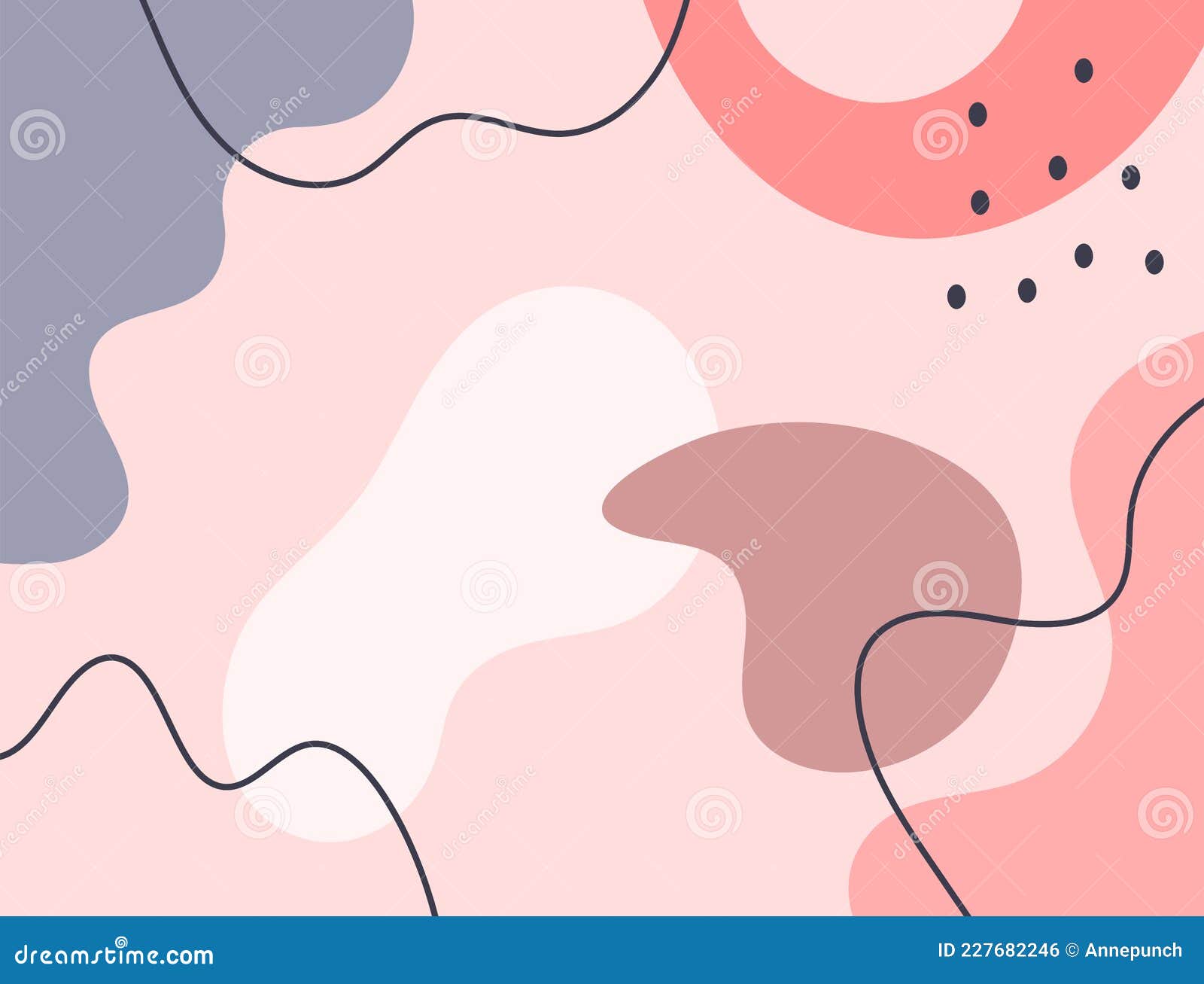 Horizontal Abstract Background Drawn by Hand. Stock Vector ...