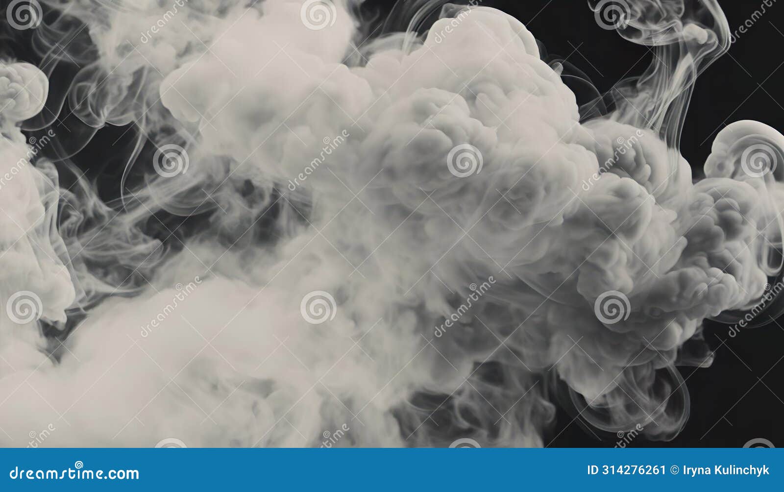 Horizontal Abstract Black Background with White Smoke in Minimalist ...