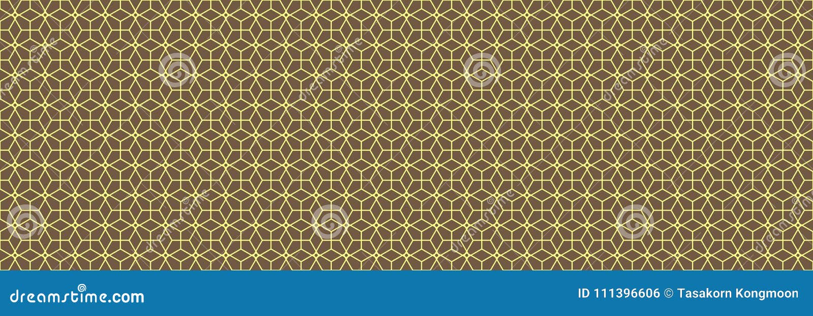 Horizontal Abstract Geometric Design of Gold Lines on Brown for Stock ...