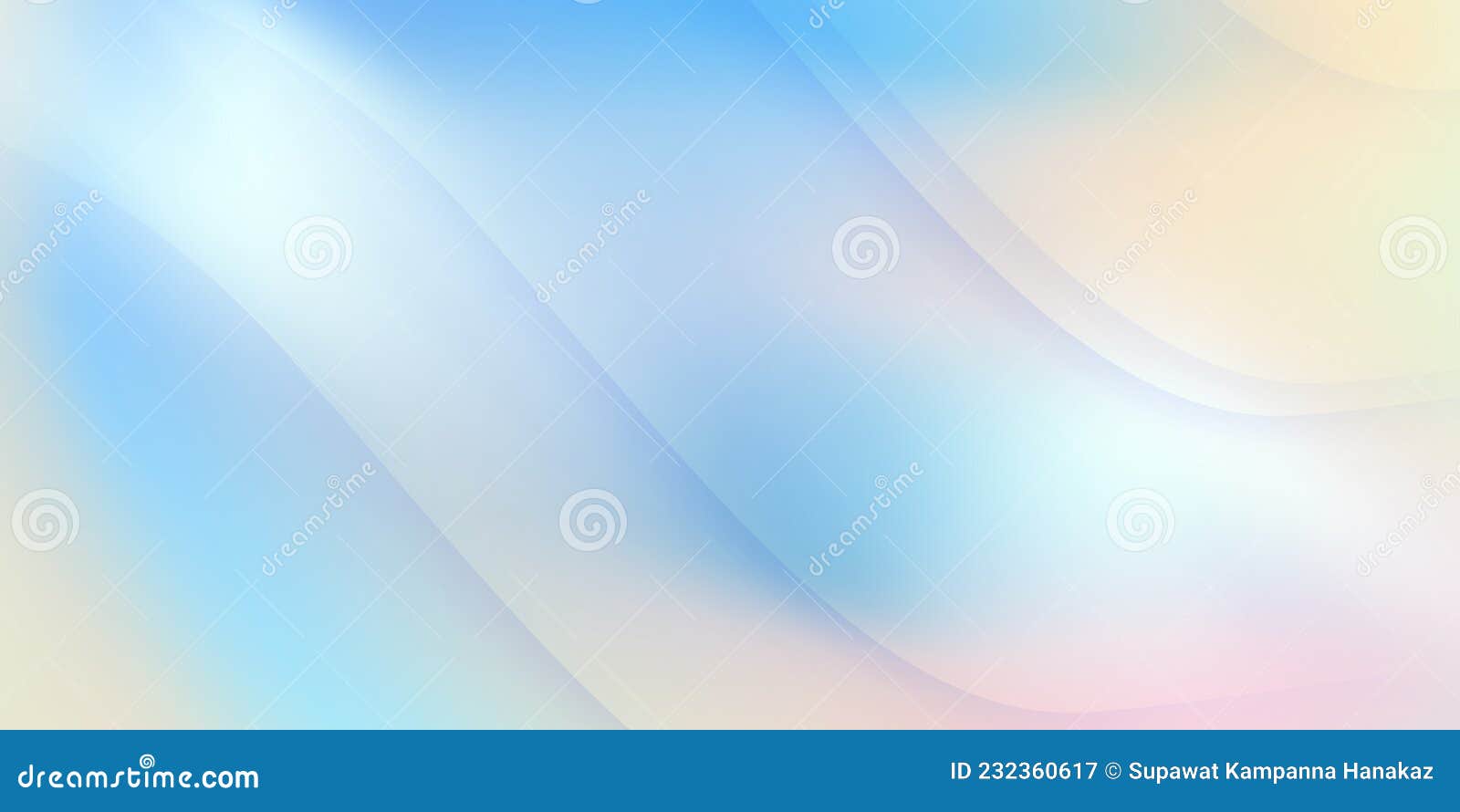 Horizontal Abstract Pastel Color Hologram Background Stock Vector ...