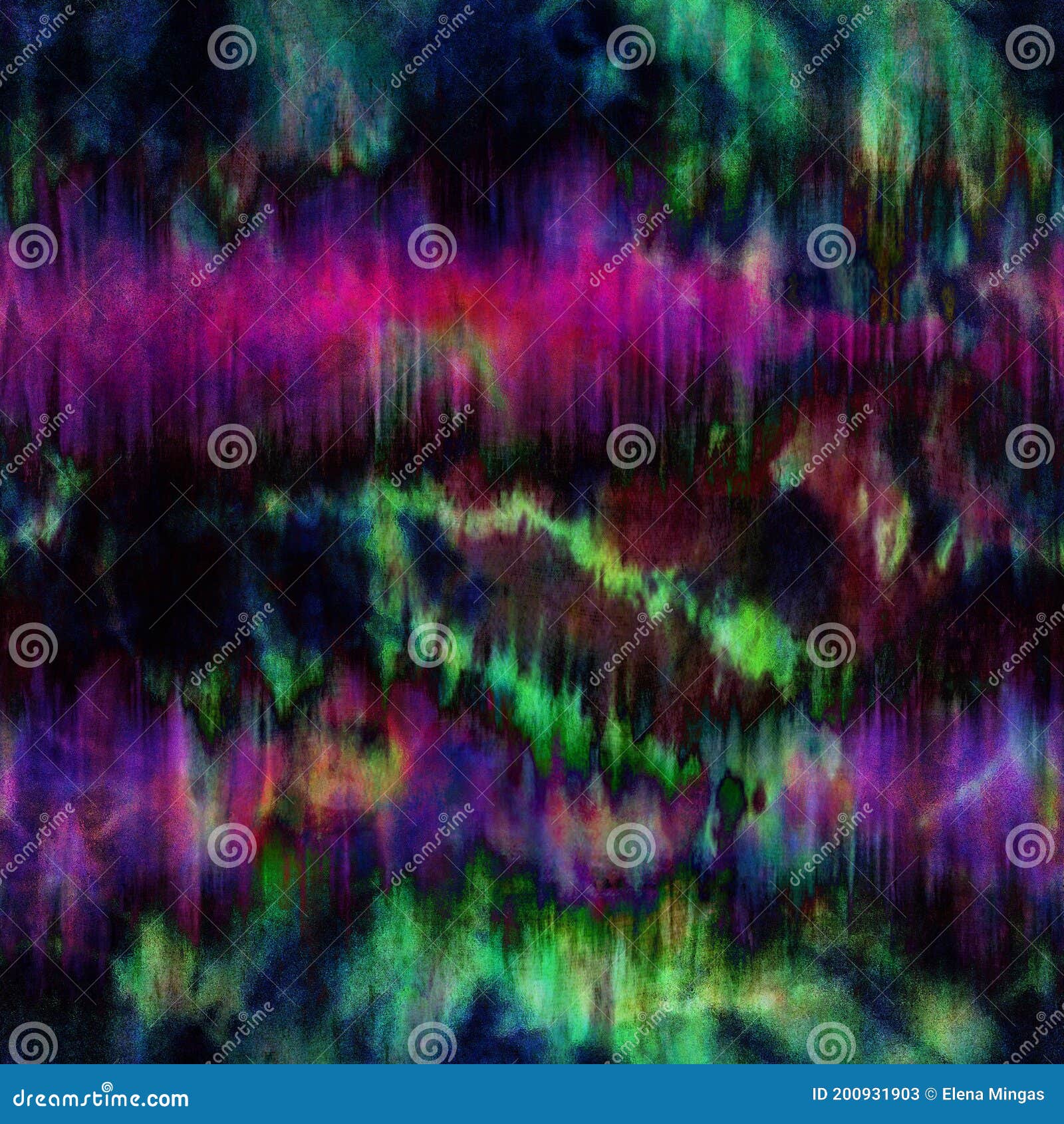 Horizontal Abstract Stripe Tie Dye Print Stock Image - Image of ...