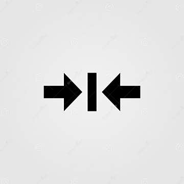 Horizontal Alignment Button Icon. Text Editor Toolbar Button Symbol ...