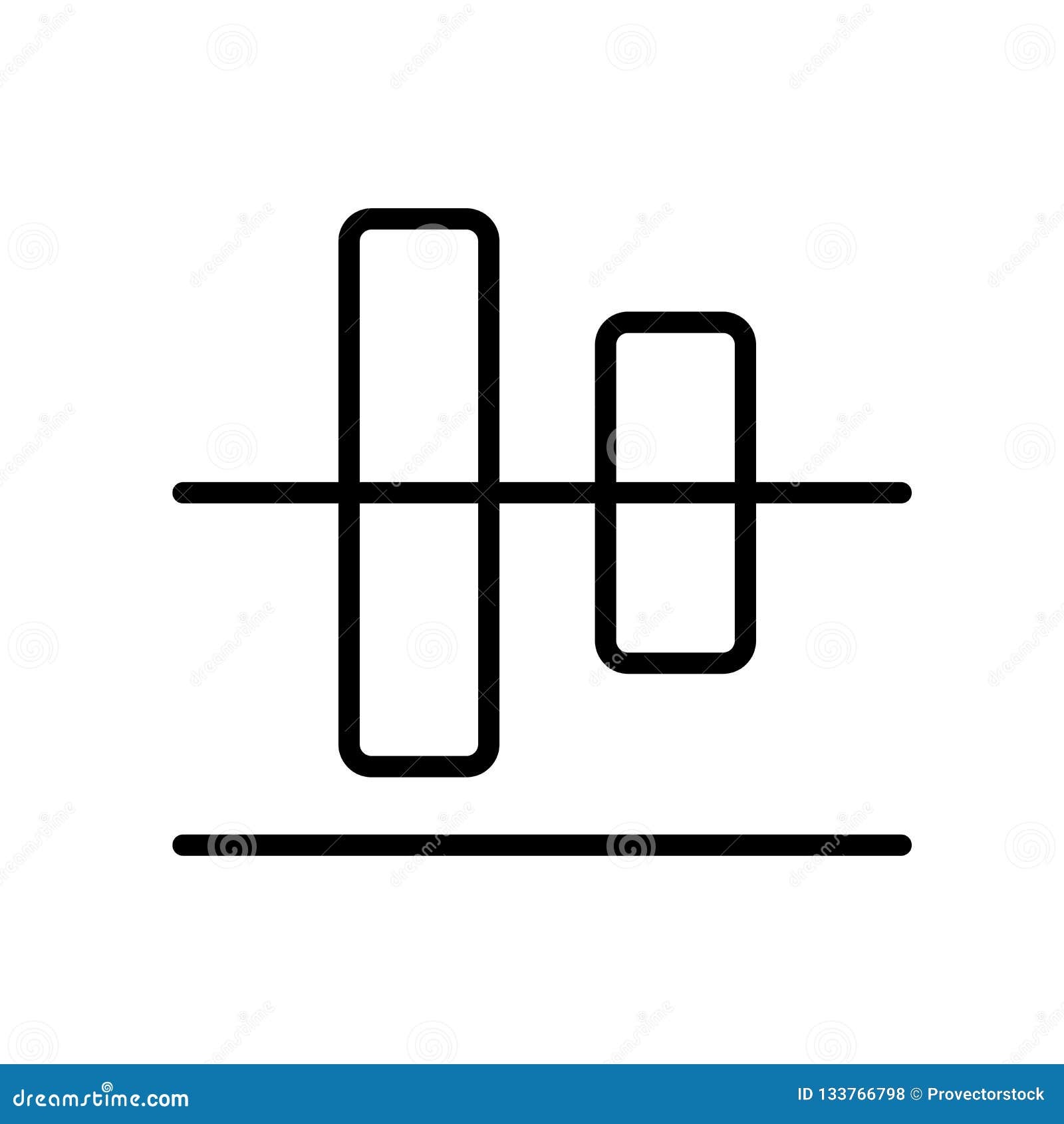 Horizontal Alignment Icon Vector Sign and Symbol Isolated on White ... Horizontal Alignment Icon Vector Sign and Symbol Isolated on White ...