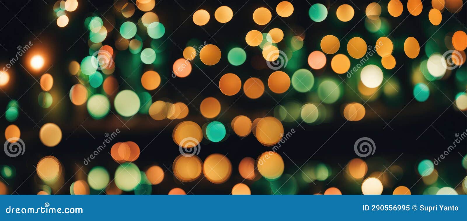 Horizontal Anamorphic Display Bokeh Concept for Background Stock ...