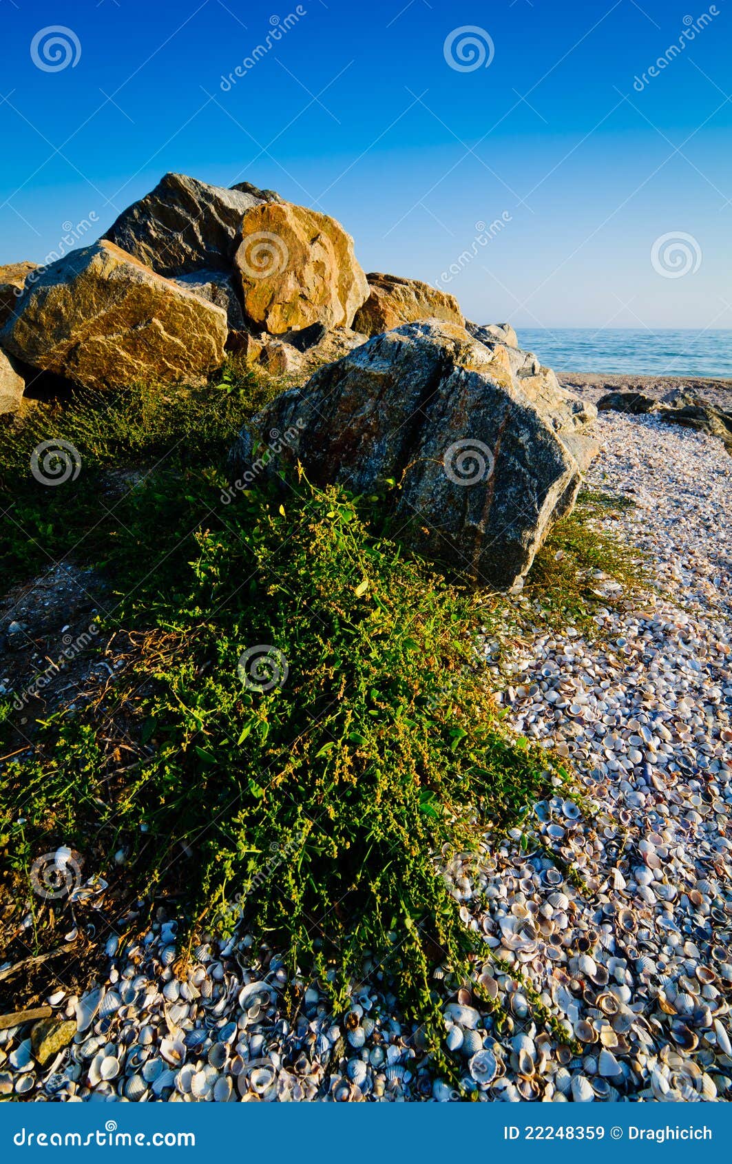 Horizontal Avec La Mer D'Azov Image stock - Image du bleu, ukraine ...