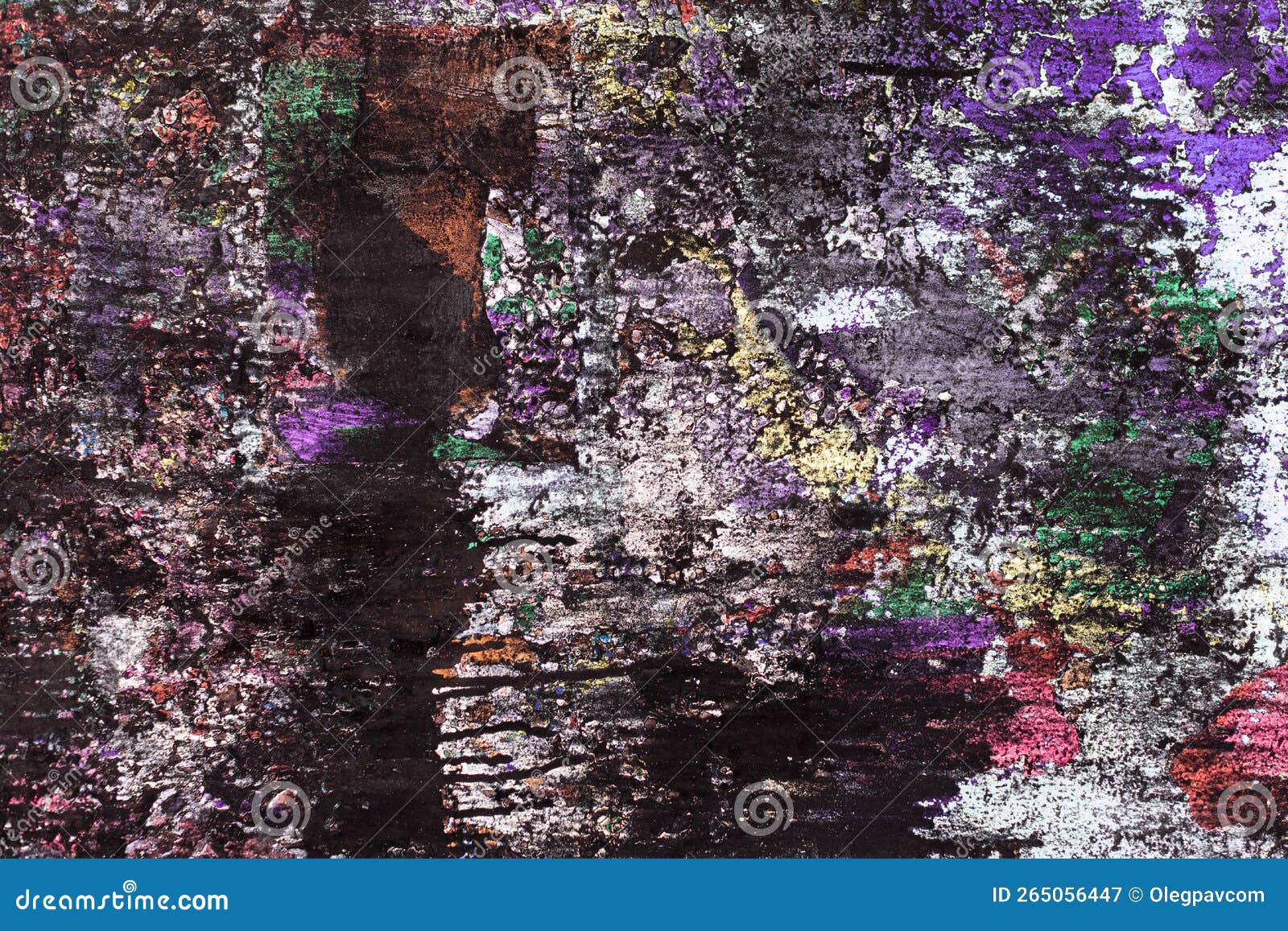 Horizontal Background in the Form of a Painted Wall. Stock Image ...