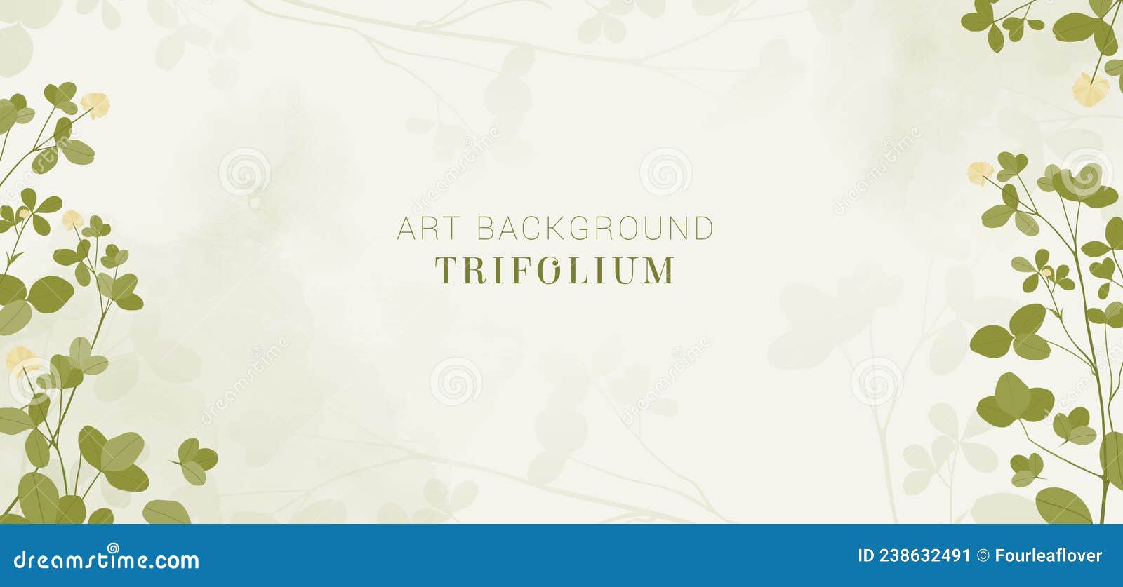 Horizontal Background of Green Leaves and Green Paint Splash on Green ...