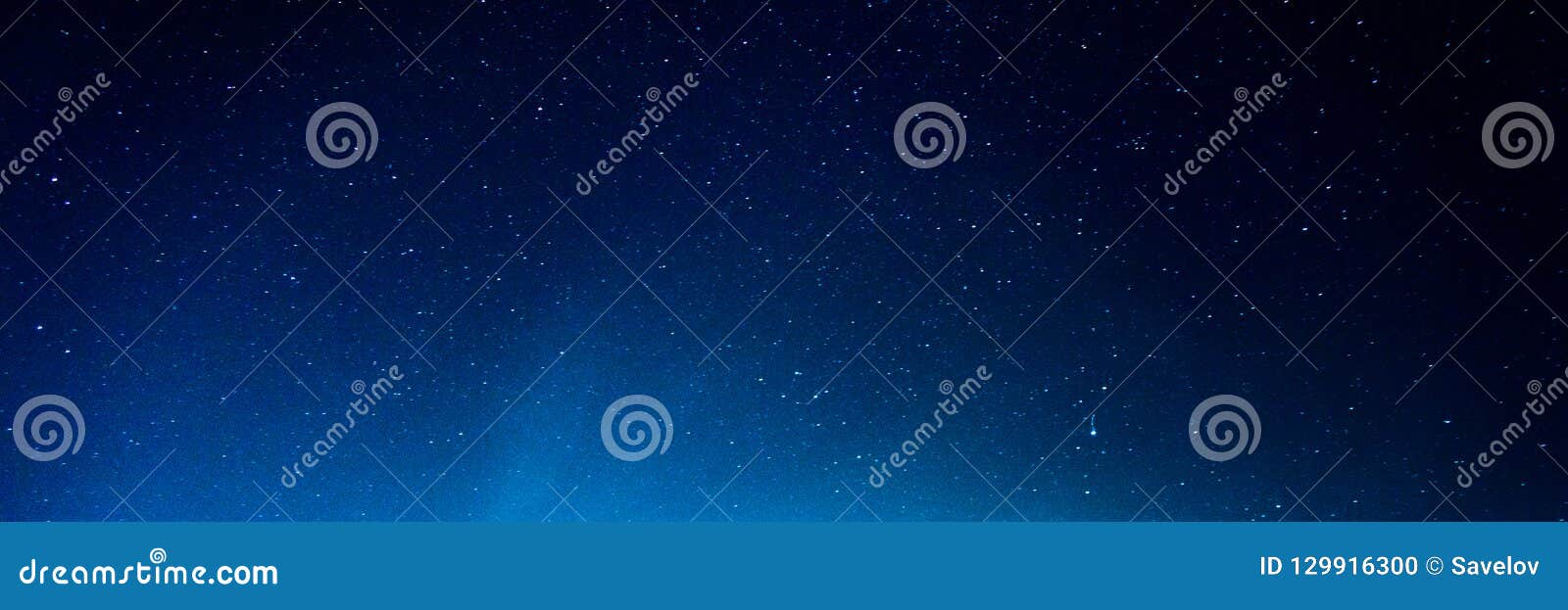 Horizontal Background of the Night Starry Sky Stock Photo - Image of ...