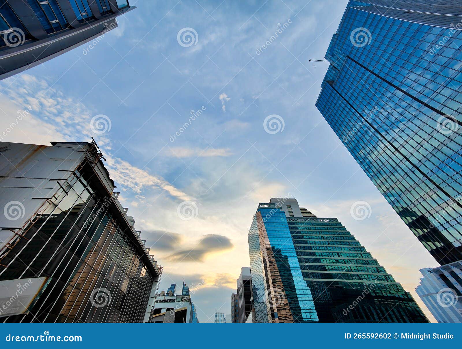 Large City Buildings with Sky. Stock Photo - Image of cityscape ...