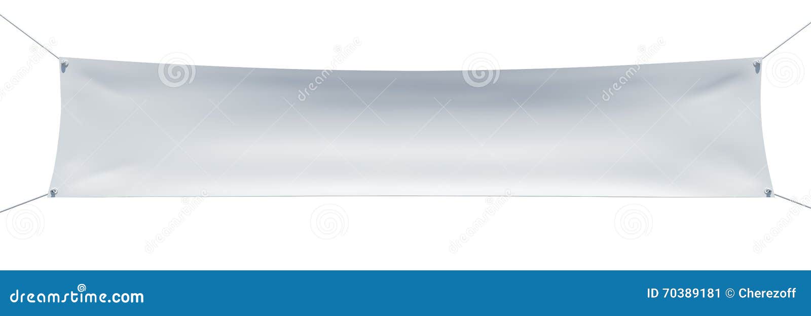 Horizontal Banner with Ropes Stock Image - Image of publicity ...