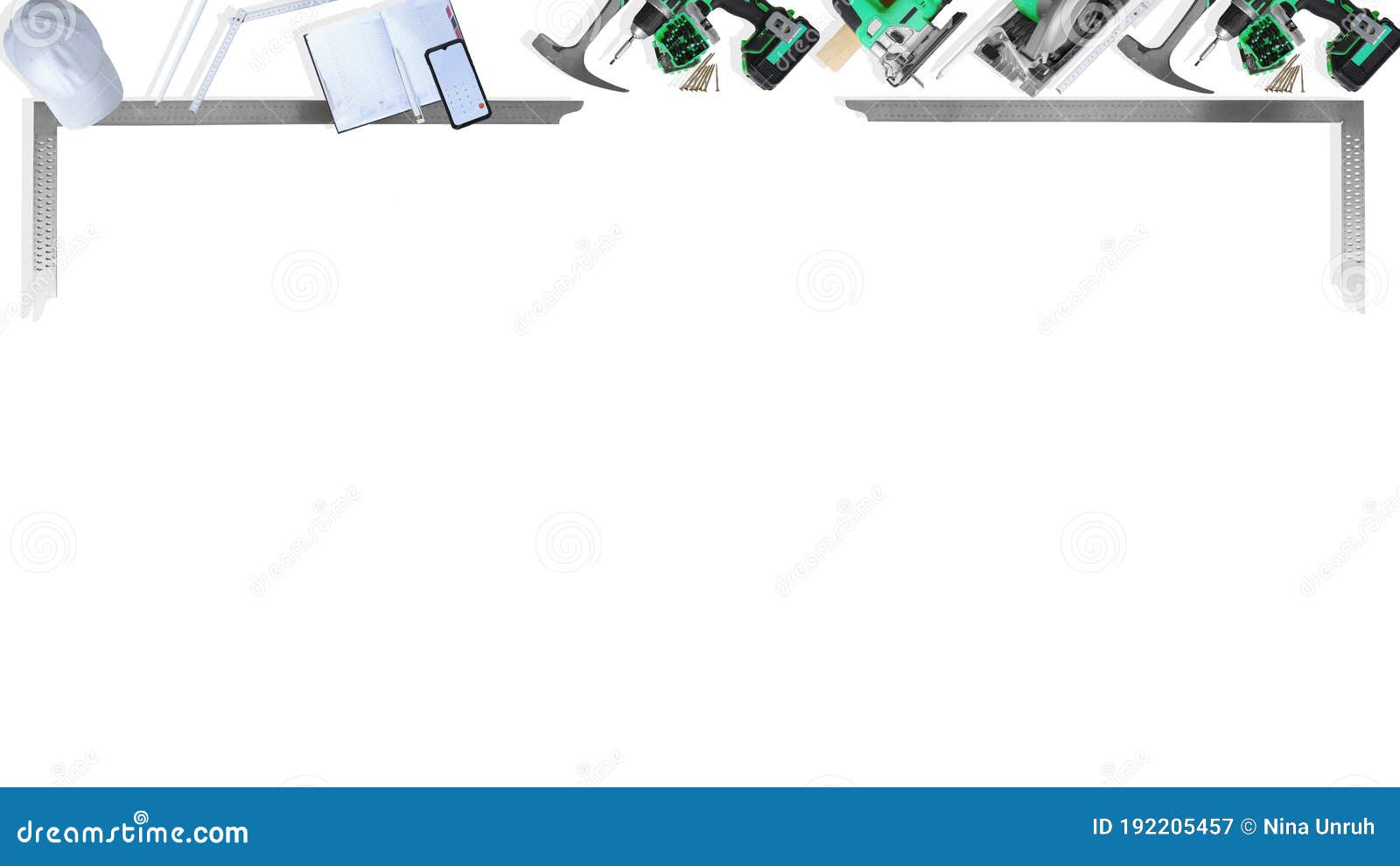 Banner Design of Construction Worker,craftsman,builder Tools for ...