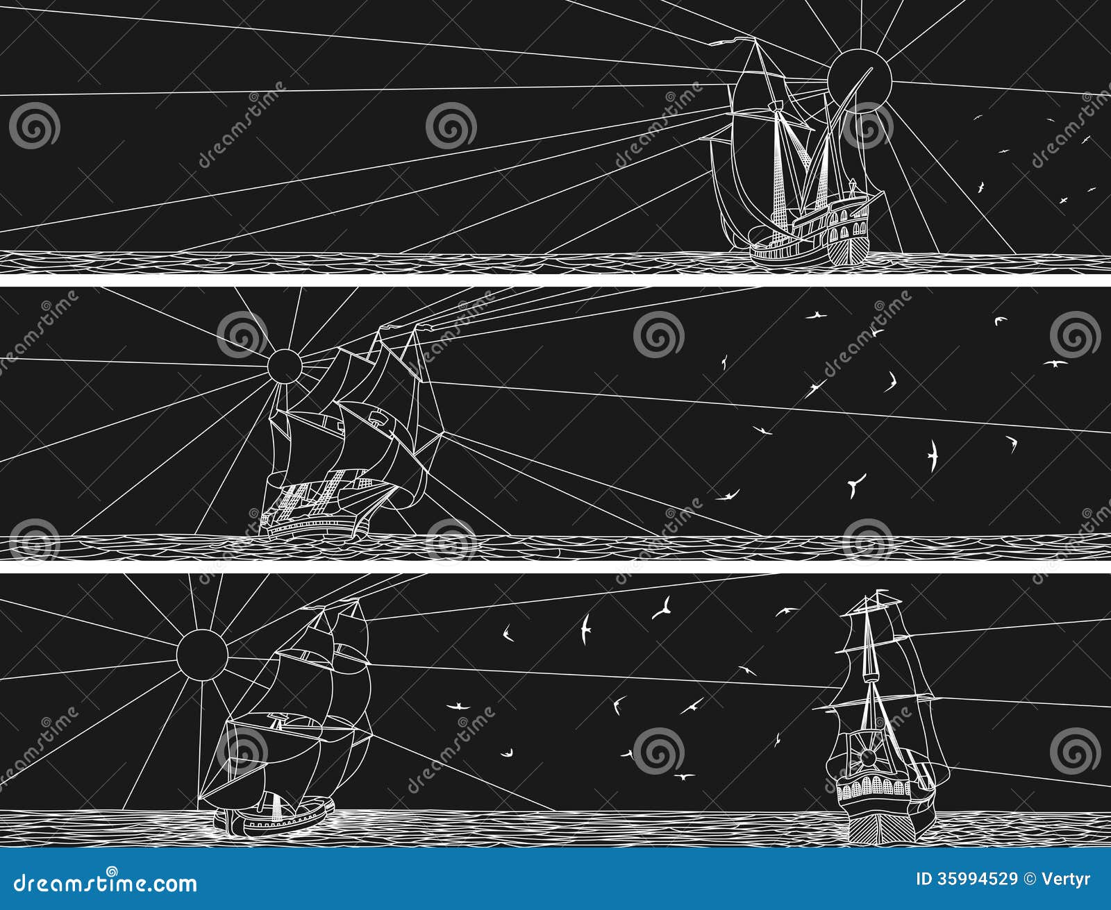 Two Frigate Birds Facing Each Other On Sky Background Stock Image ...