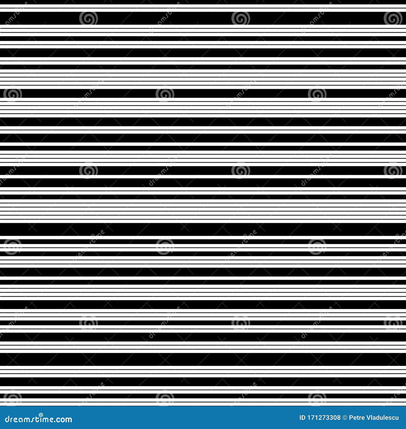Horizontal black bands stock vector. Illustration of geometric - 171273308