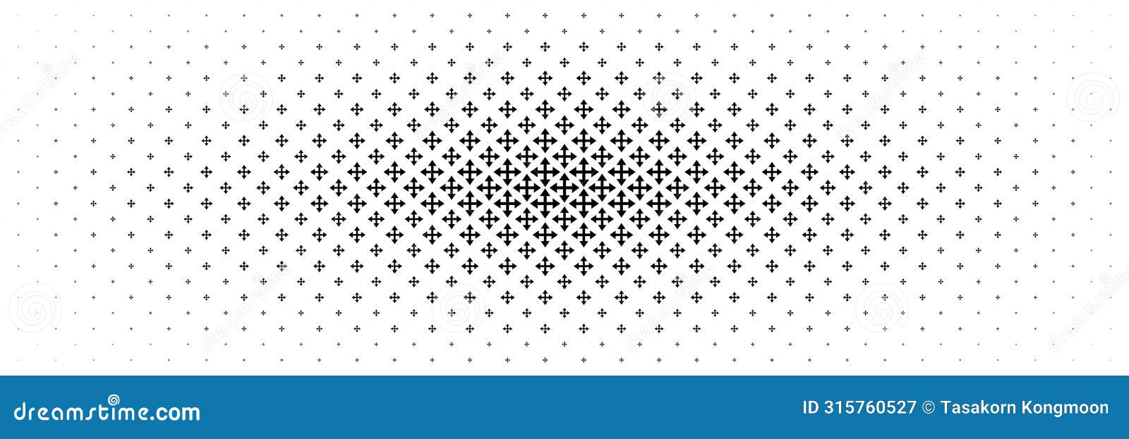 Four Ways, Icon In Line Design. Four, Ways, Direction, Path ...