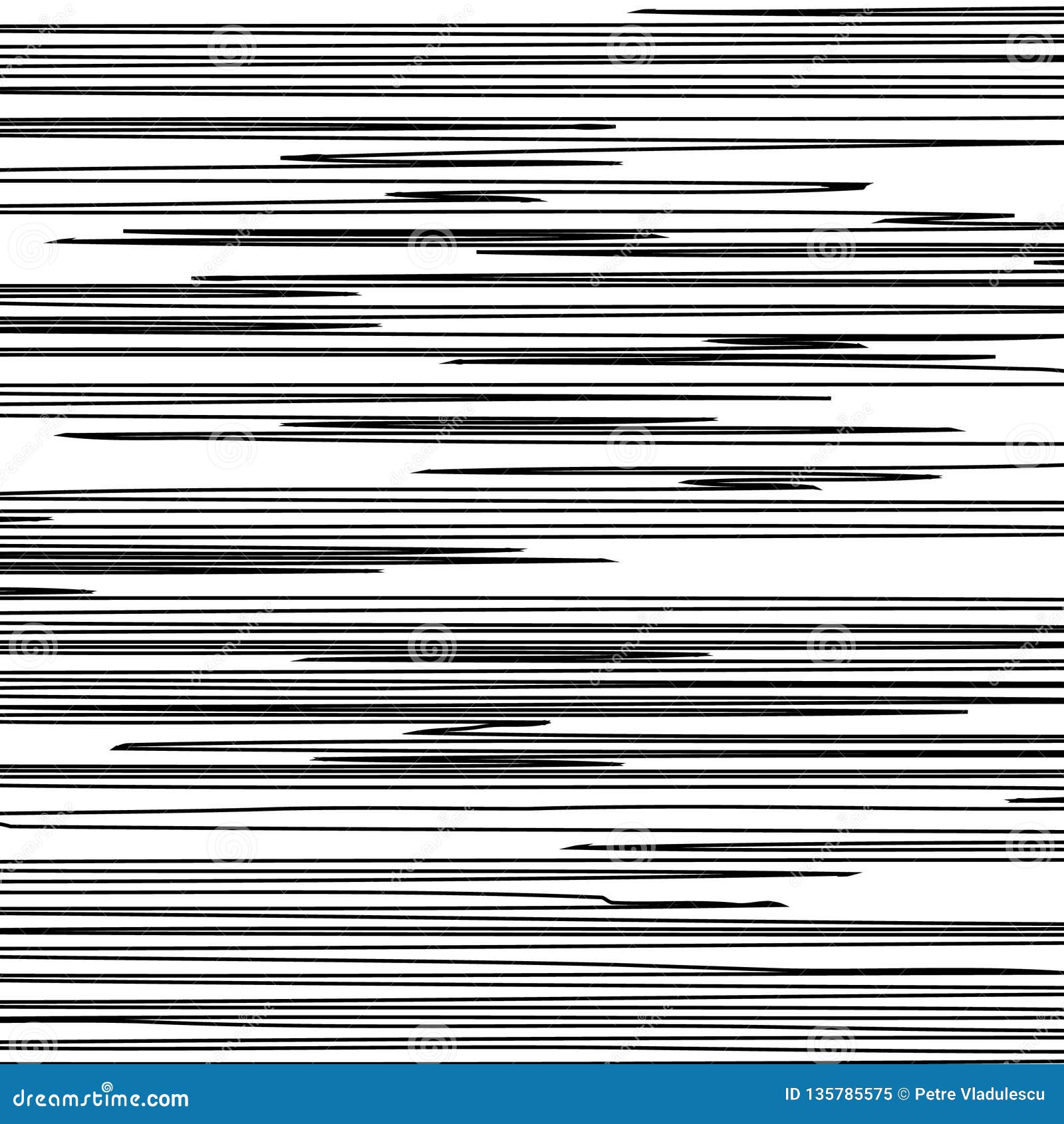 Horizontal black lines stock vector. Illustration of drawing - 135785575