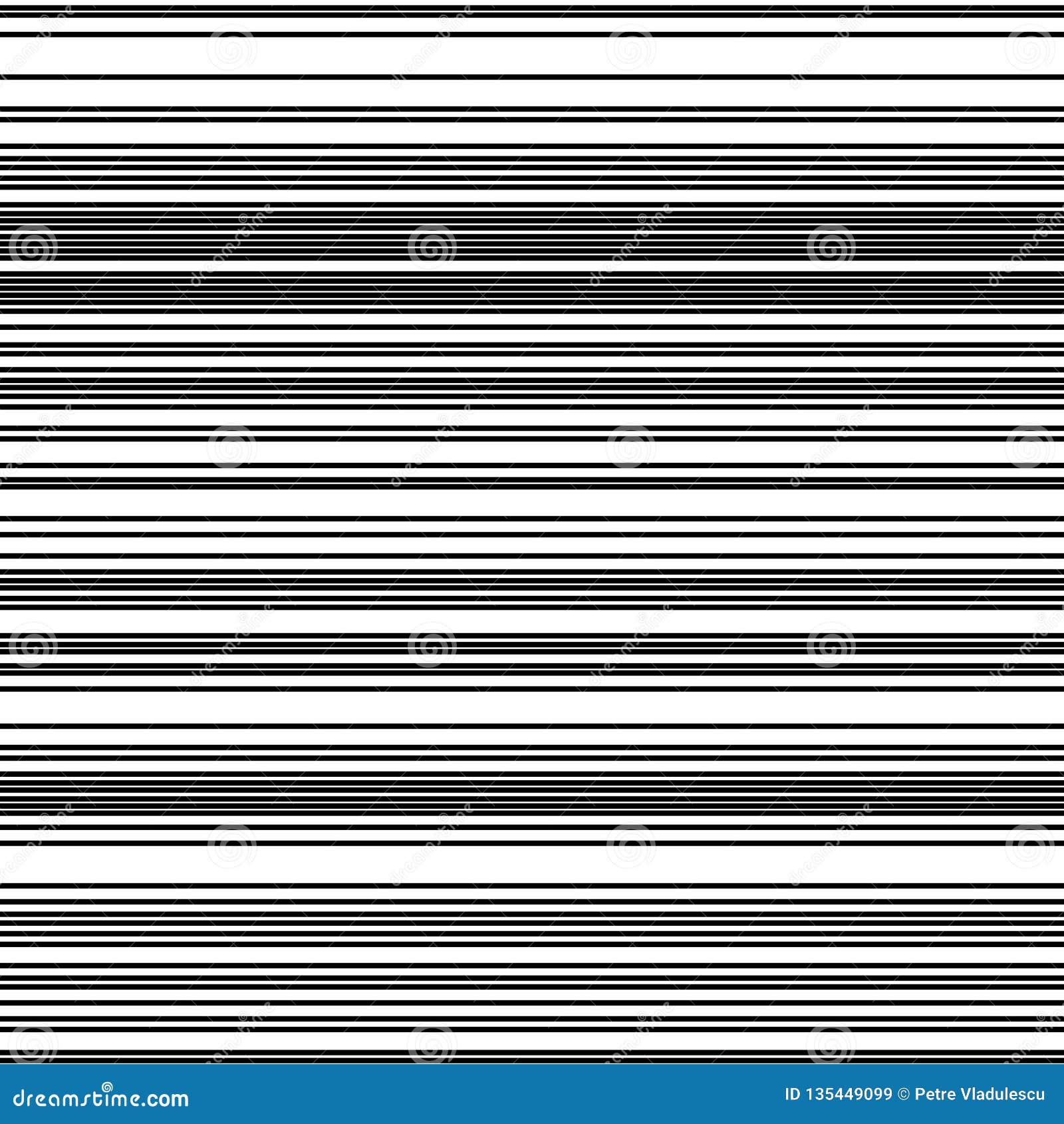 Horizontal Straight Black Lines Pattern Stock Vector - Illustration of ...