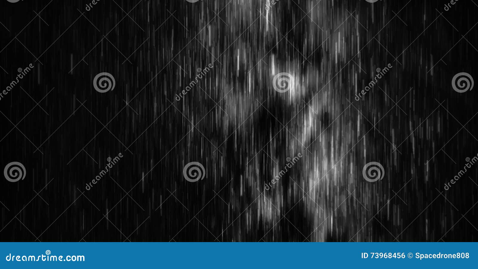 Horizontal Black and White Starfall Rain Digital Background Abst Stock ...