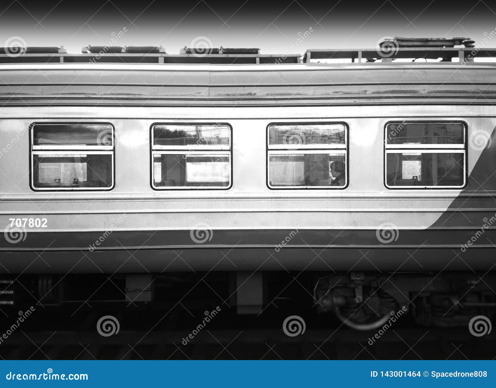 Horizontal Black and White Train Background Stock Photo - Image of ...