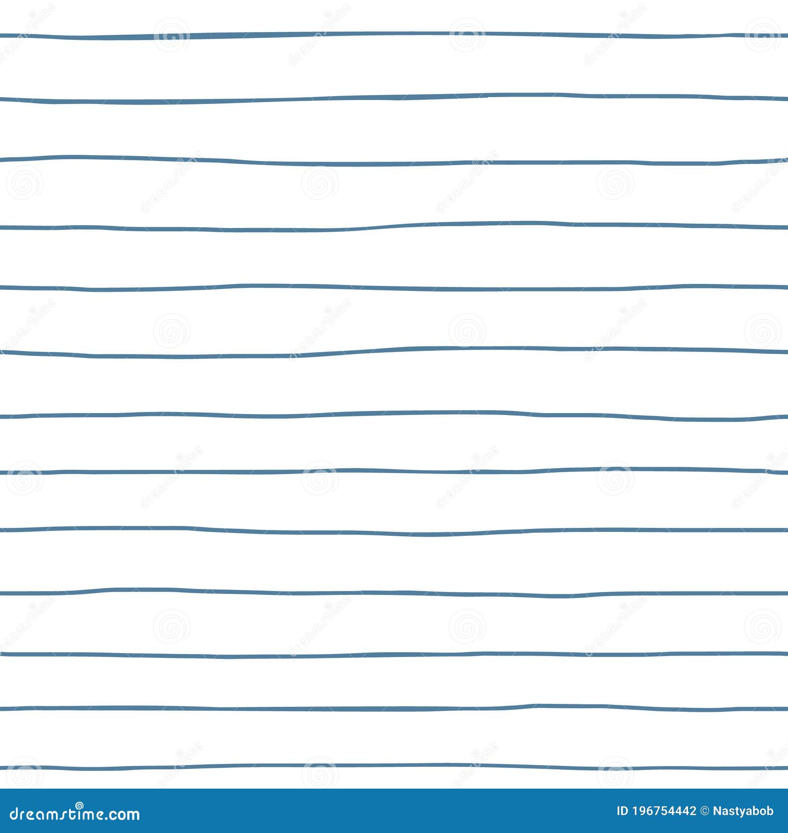 Horizontal Blue Lines. Vector Seamless Texture. Stock Vector ...