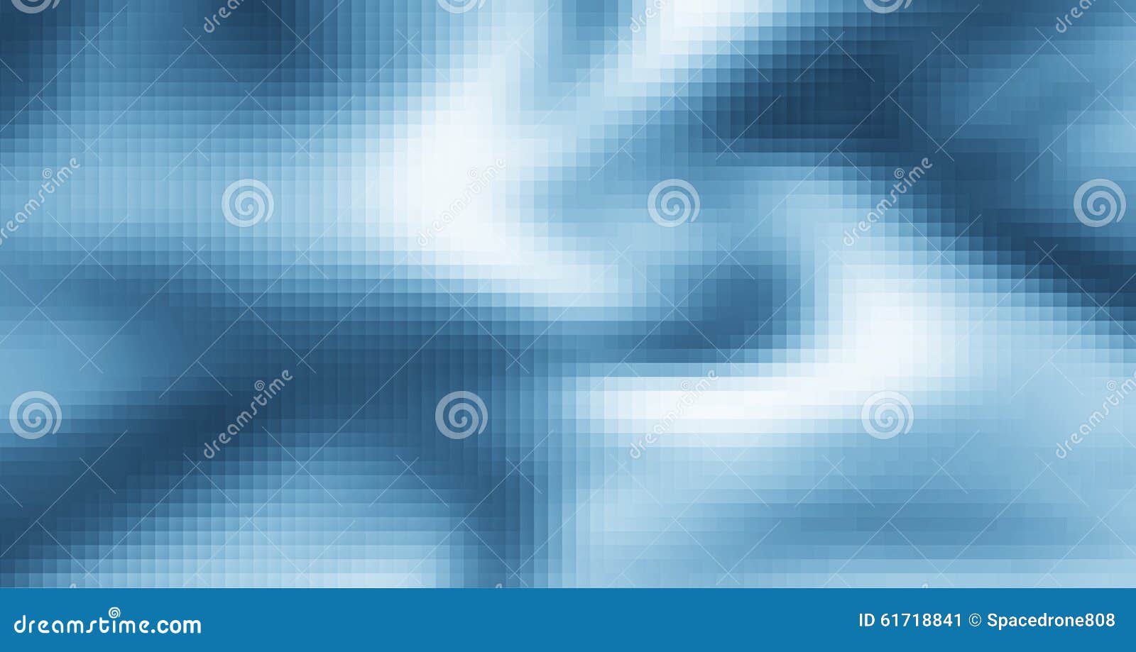 Horizontal Blue Pixel Cube Plasma Stock Illustration - Illustration of ...
