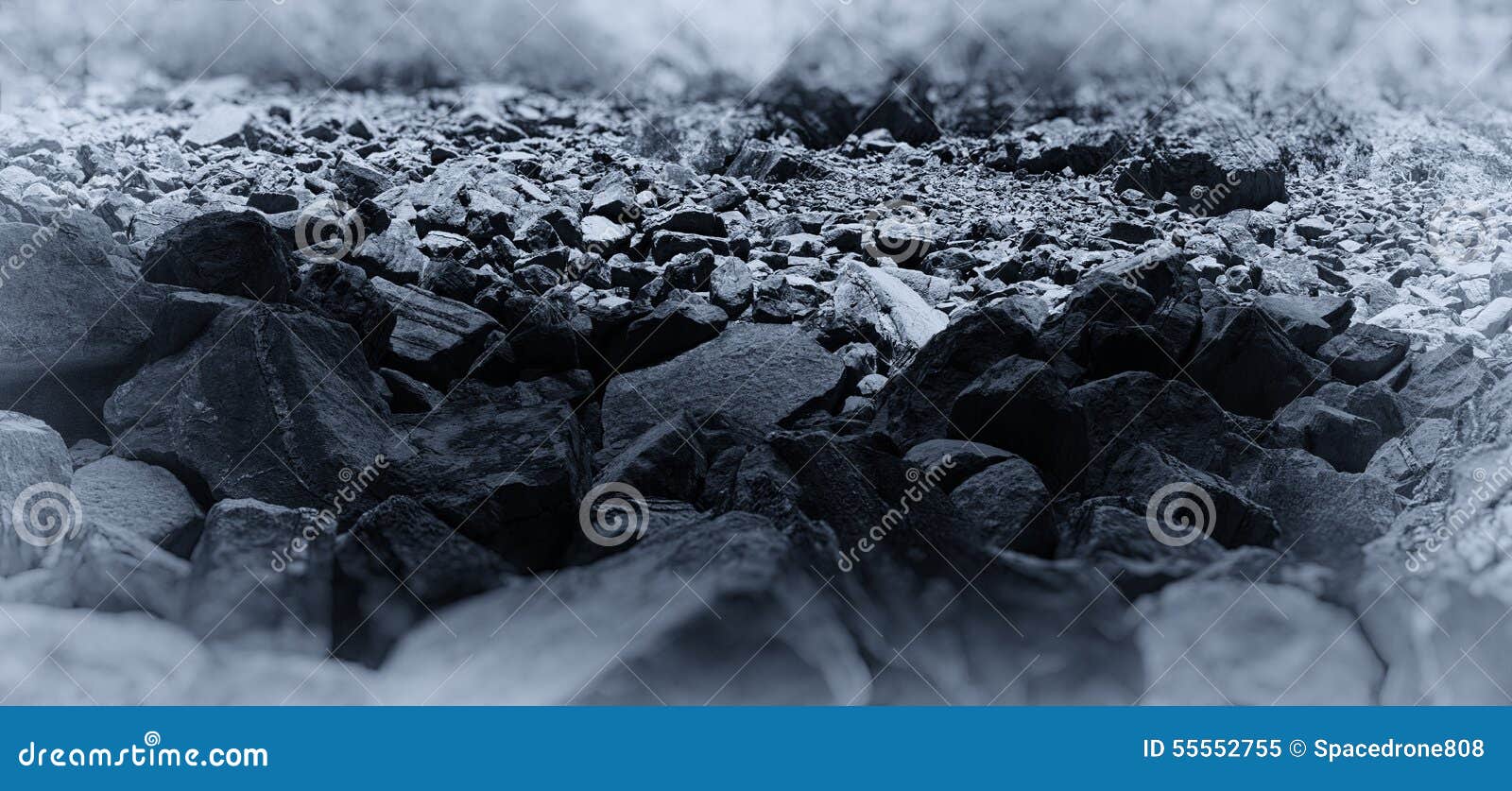 Horizontal Blue Sepia Rock Stones Bokeh Vignette Stock Image - Image of ...