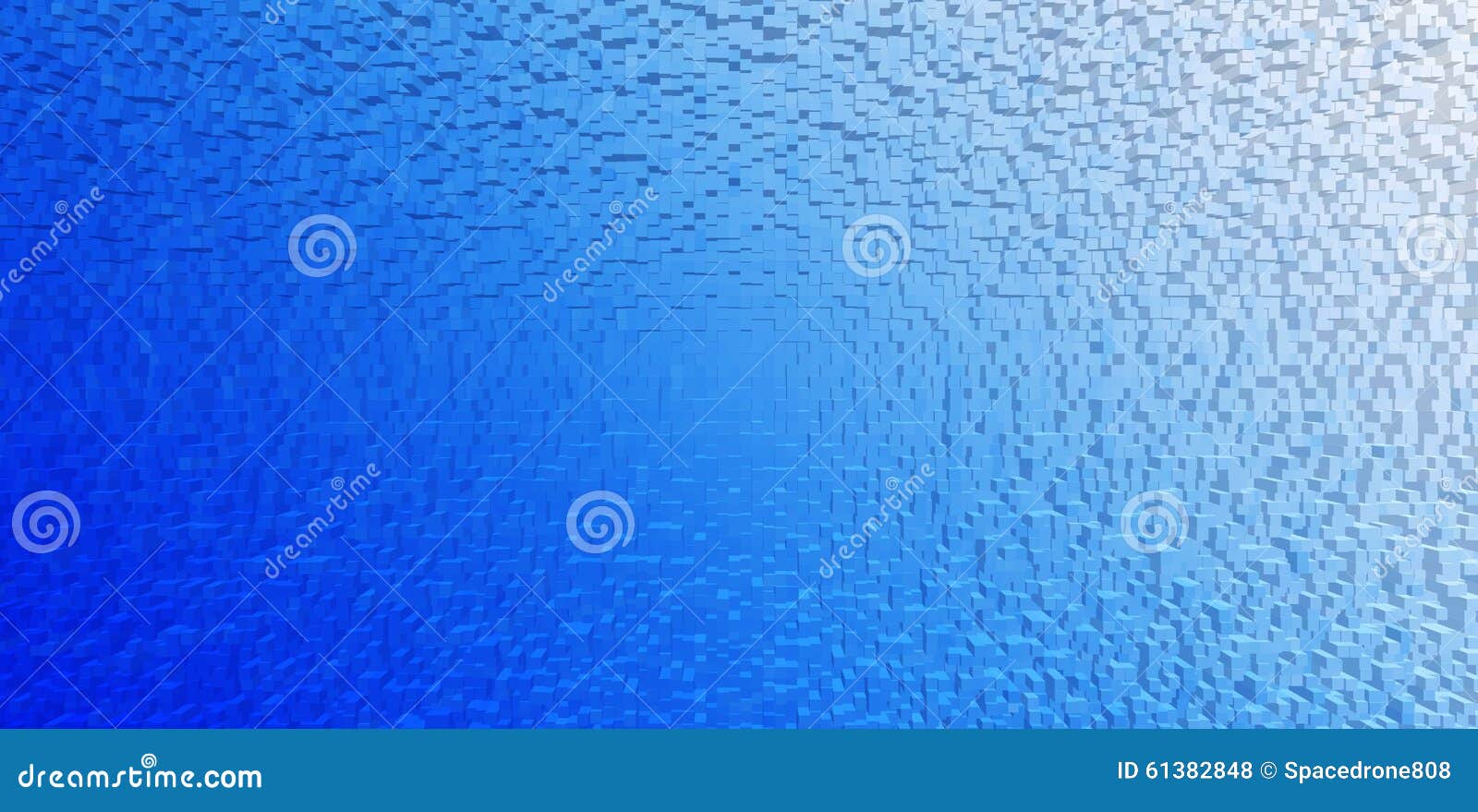 Horizontal Blue White Gradient Cubes Background Stock Illustration ...