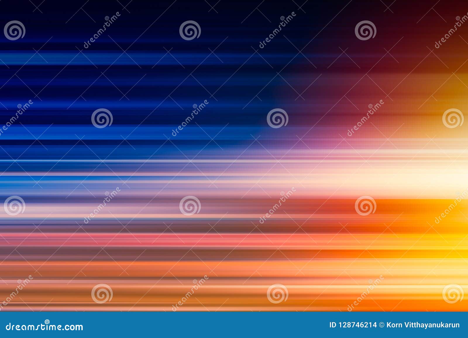 Horizontal Blur Fast Speed Accelerate High Perform Light Stock ...