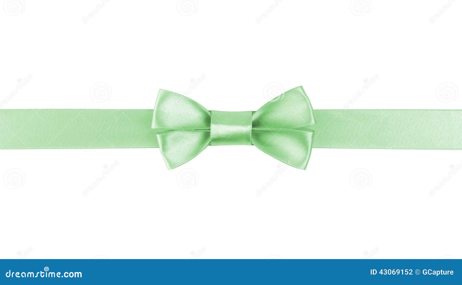 Light Green Ribbon Bow
