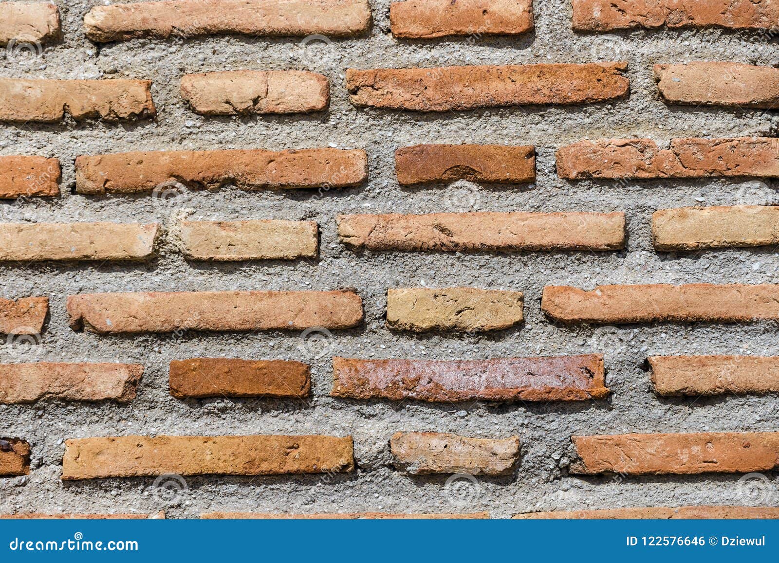 Horizontal Brick Wall Background Stock Photo - Image of building ...