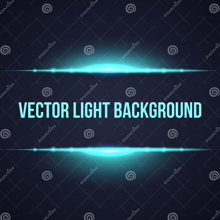 Horizontal Bright Frame. Vector Light Background. Stock Vector ...