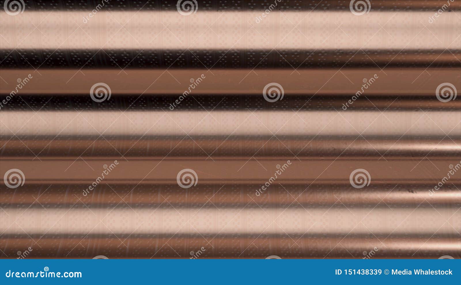 Horizontal Brown Lines on Metallic Background, Seamless Loop. Animation ...