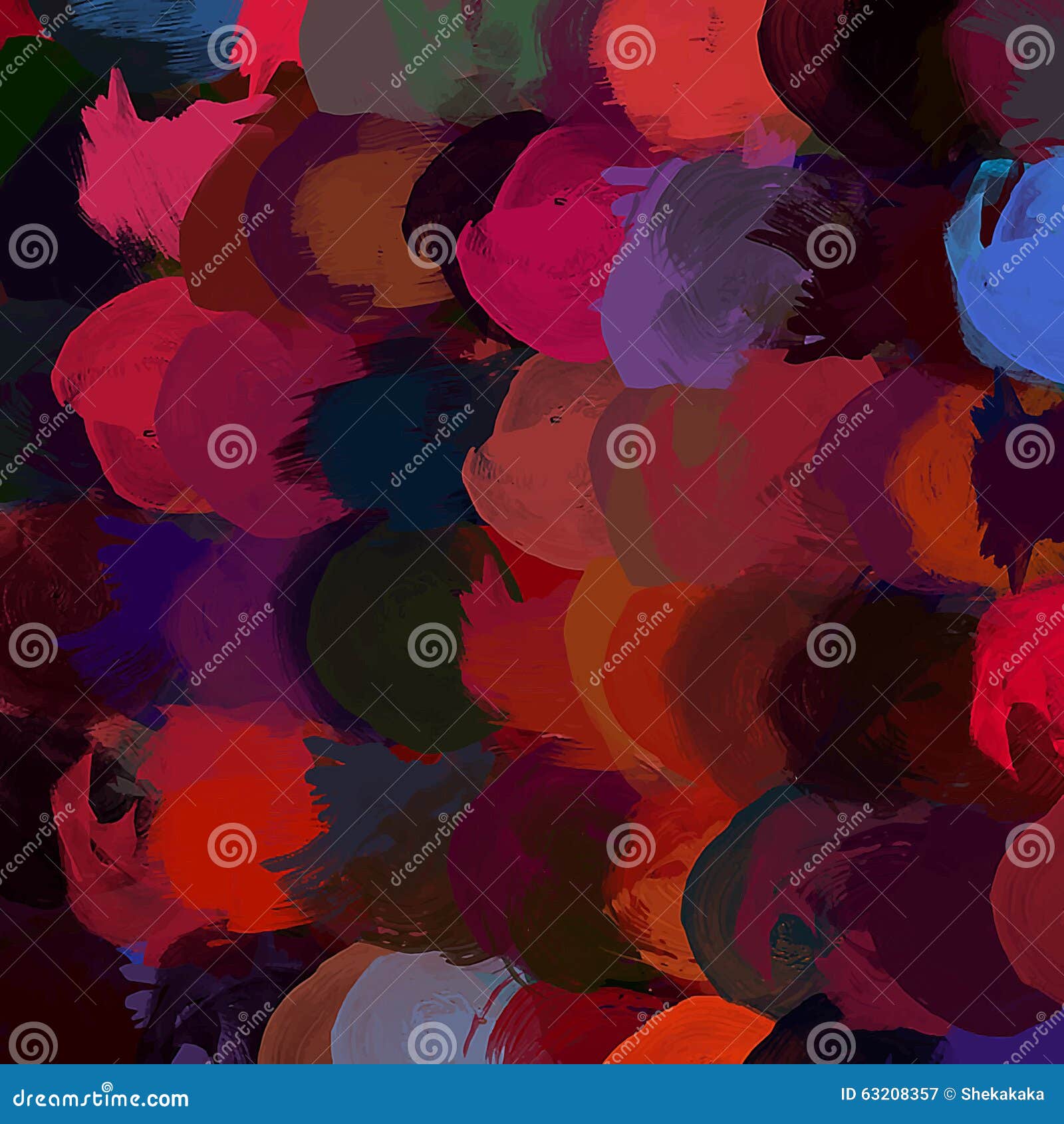 Horizontal Brush Strokes Background. Stock Illustration | CartoonDealer ...