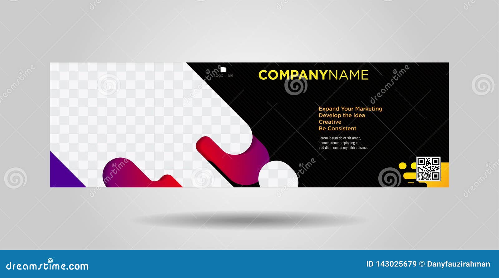 Horizontal Business Banners Simple Modern Design-07 Stock Vector ...