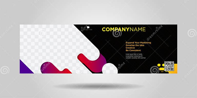 Horizontal Business Banners Simple Modern Design-07 Stock Vector ...
