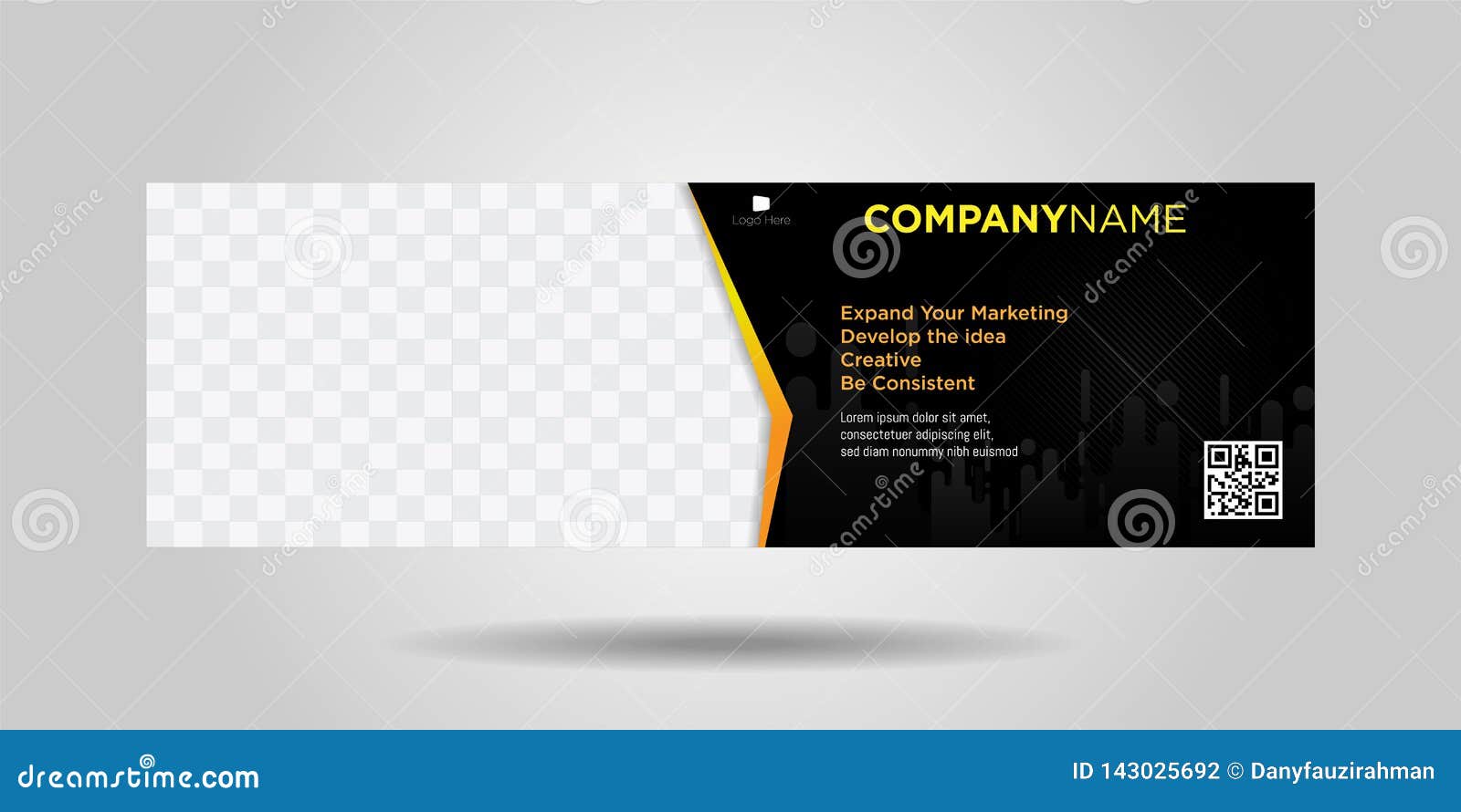 Horizontal Business Banners Simple Modern Design-06 Stock Illustration ...