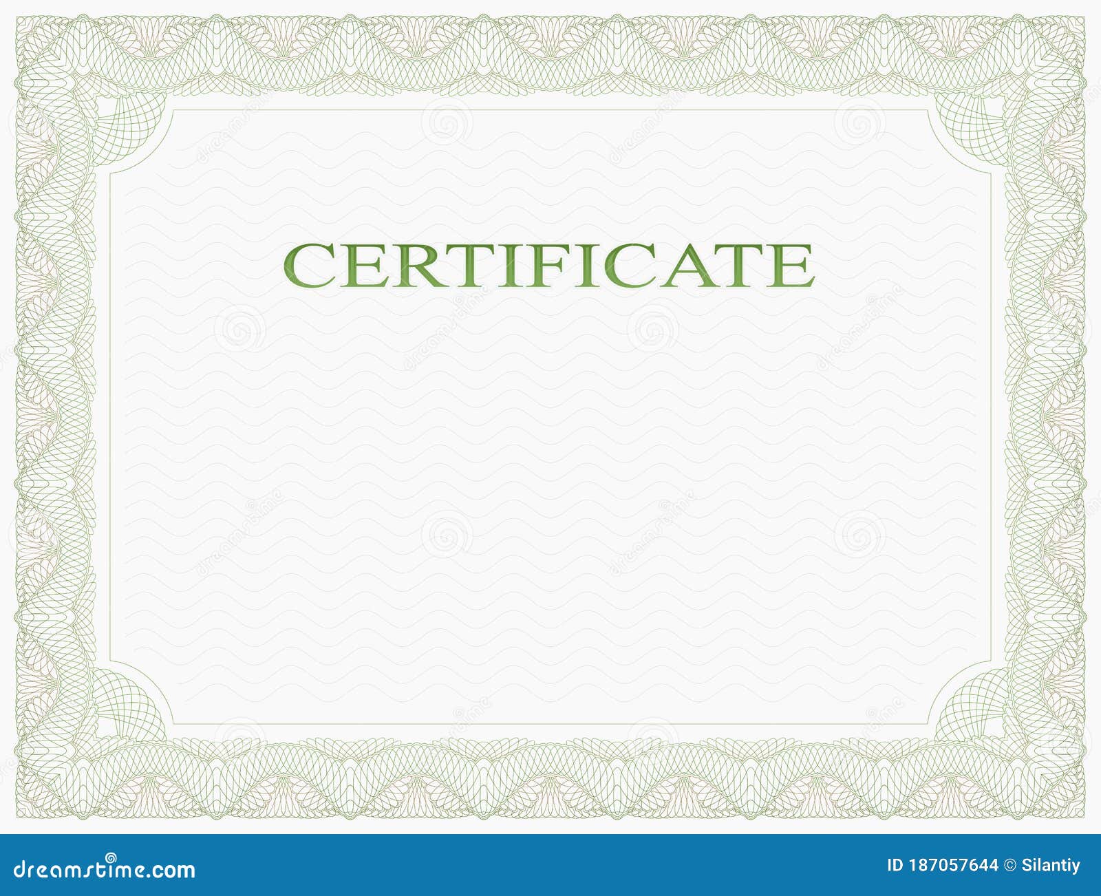 Horizontal Certificate Template,diploma,Letter Size ,vector ...