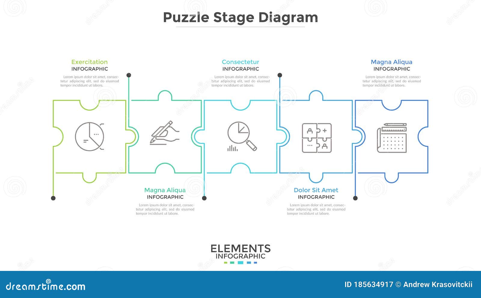 Modern Infographic Template Stock Vector - Illustration of component ...