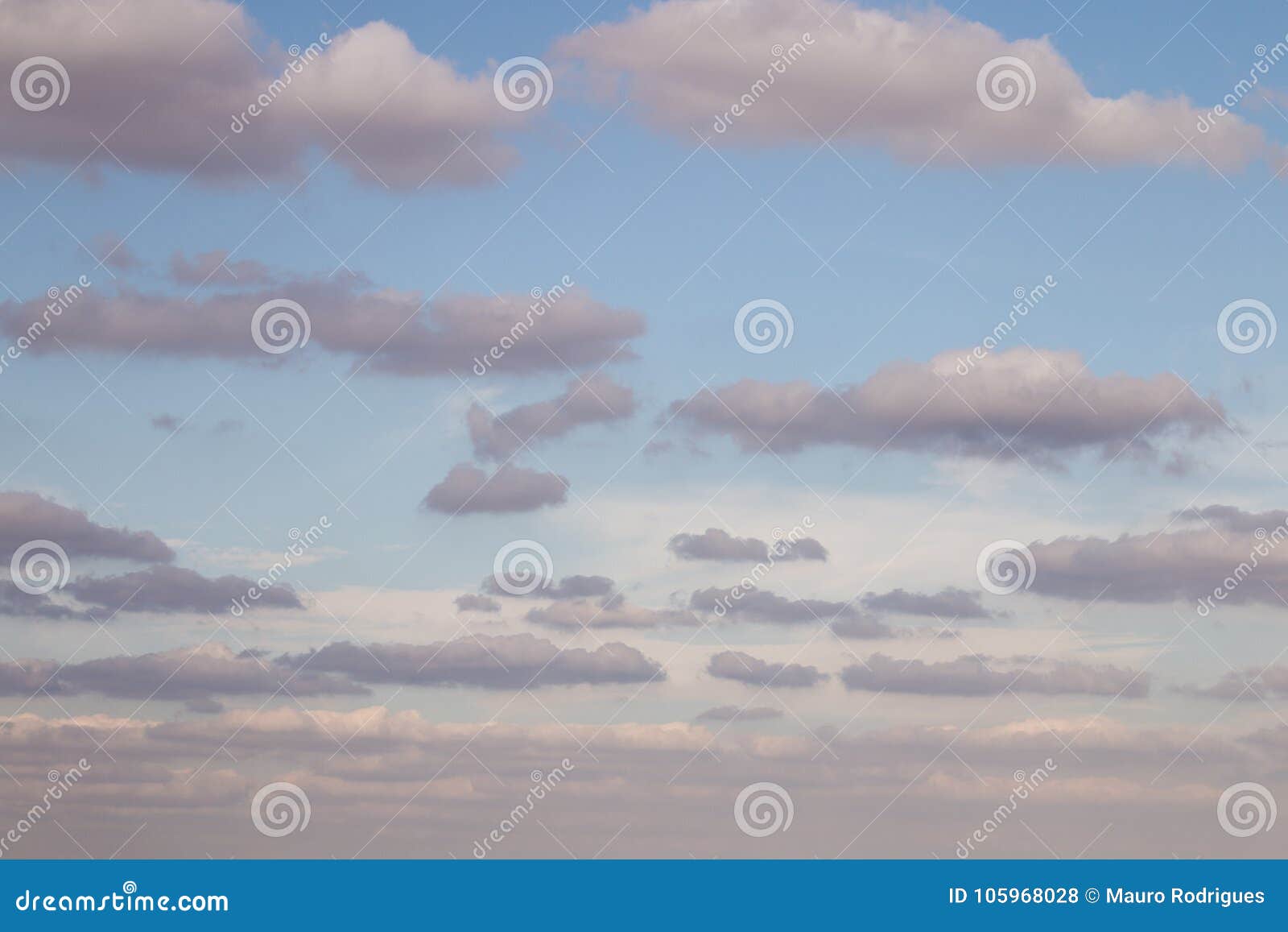 Horizontal cloudy sky stock photo. Image of gray, clouds - 105968028