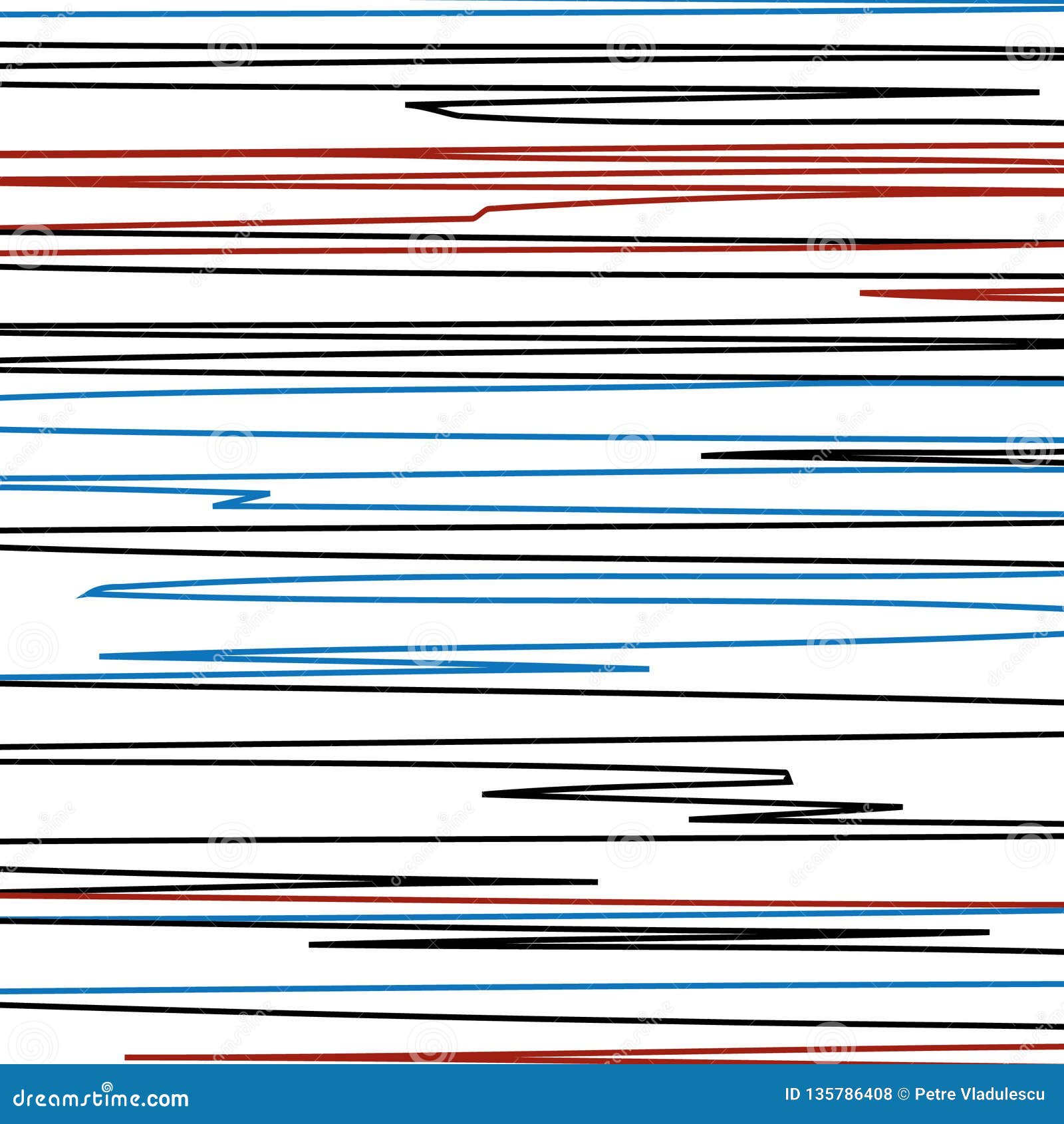 Horizontal colored lines stock vector. Illustration of abstract - 135786408