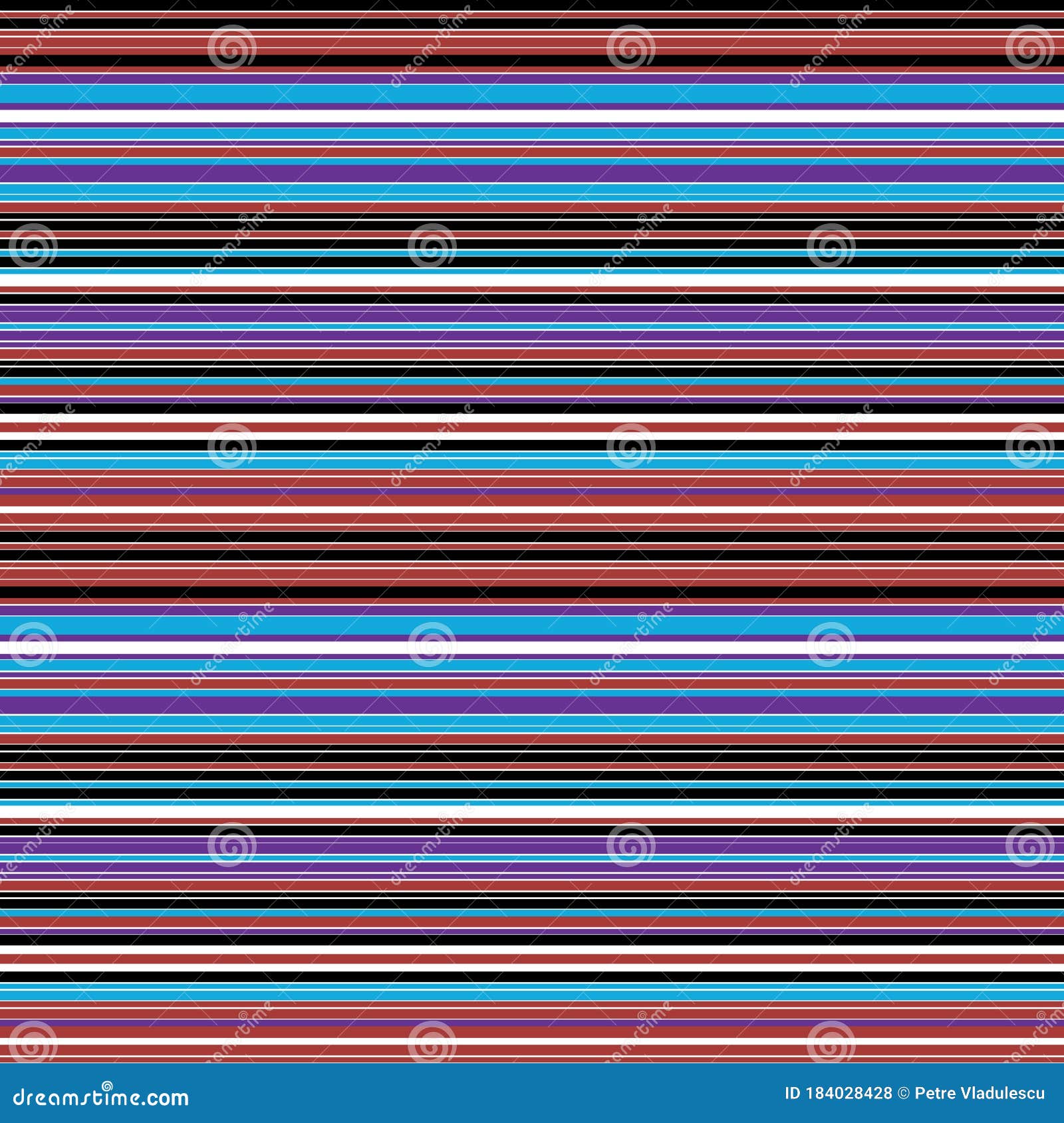 Horizontal colored pattern stock vector. Illustration of black - 184028428