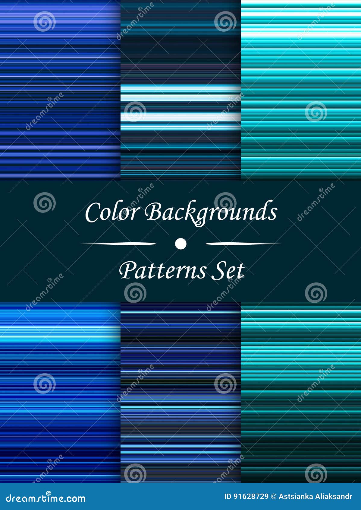 Horizontal Colorful Stripes Abstract Background, Stretched Pixel Stock ...