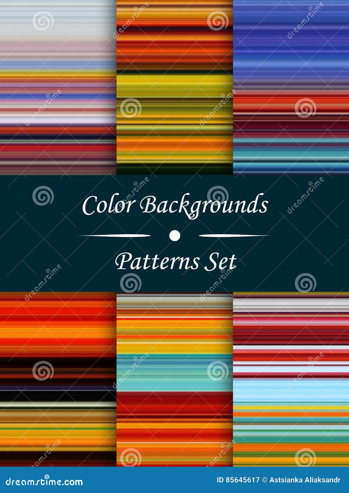 Horizontal Colorful Stripes Abstract Background, Stretched Pixels ...