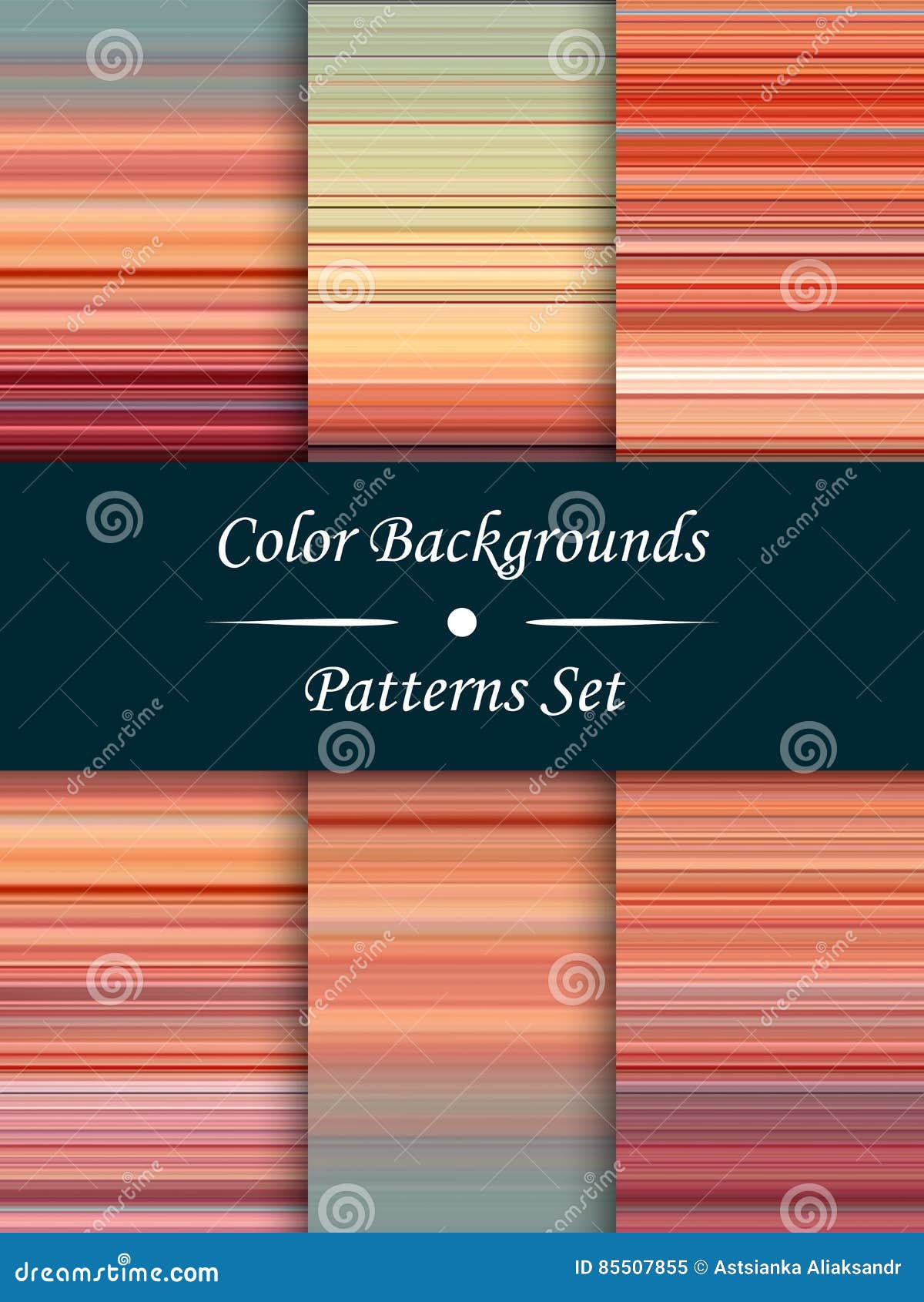 Horizontal Colorful Stripes Abstract Background, Stretched Pixels ...