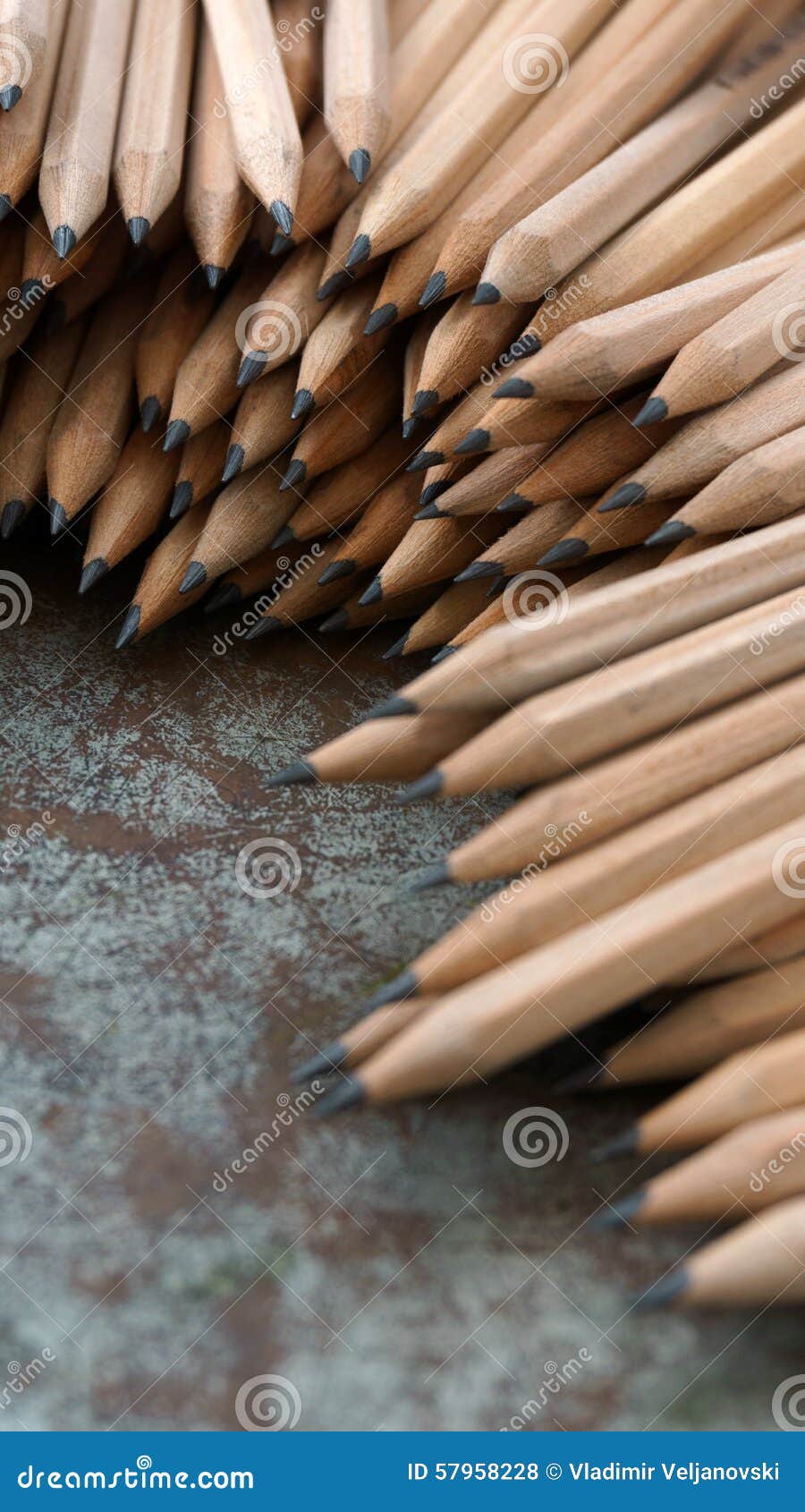 Horizontal Composition, of Pencils Stock Photo - Image of creative ...